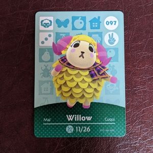 Nintendo | Other | Genuine Animal Crossing Amiibo Card 97 Willow | Poshmark